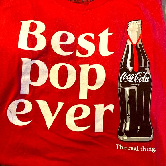 Coca Cola | Shirts | Nwt L Cocacola Coke Fathers Day Dad Pop Shirt Red ...
